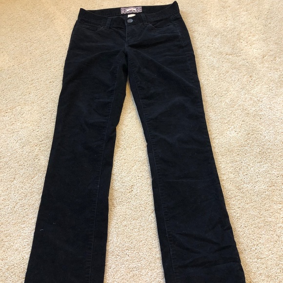 J. Crew | Jeans | J Crew Black Corduroy Matchstick Pants | Poshmark